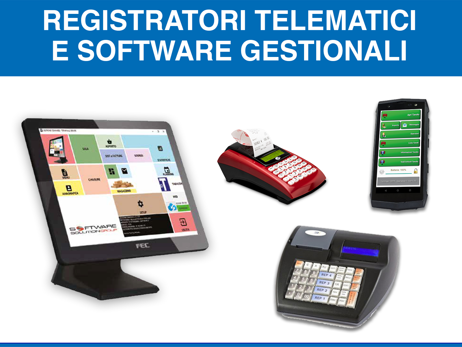 Soluzioni per il PUNTO CASSA – Ditta Sbriscia Lucio